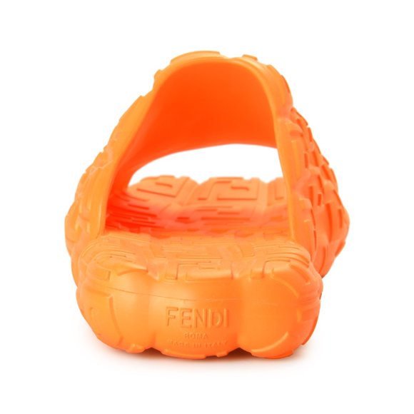 Fendi | Shoes | Fendi Mens 7x573 Amfg F1e3d Eva Ff Logo Print Rubber Flip Flop Sandals Shoes ...